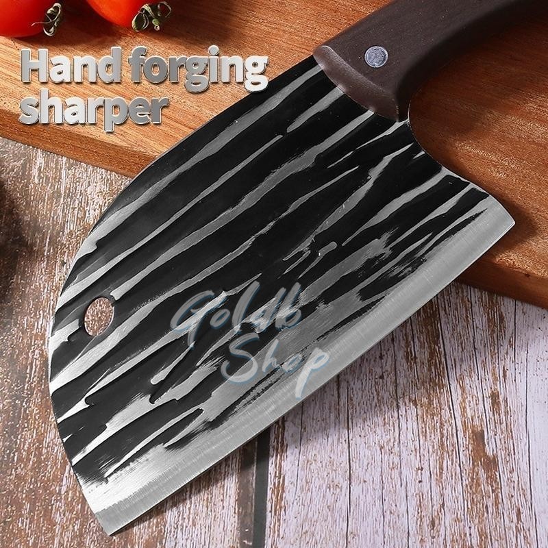 Gold Barley Japanese Knife Kitchen Knife Traditional Handmade Chef's ...