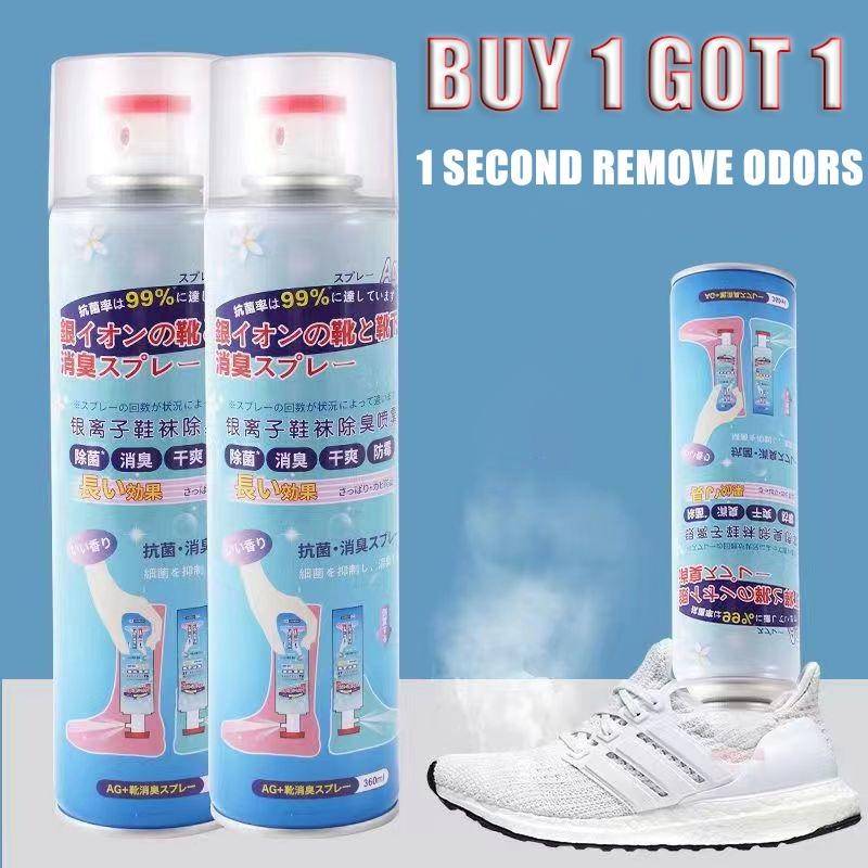 260ML Shoe Deodorant Spray Socks Stink Freshener Odor Remover ...