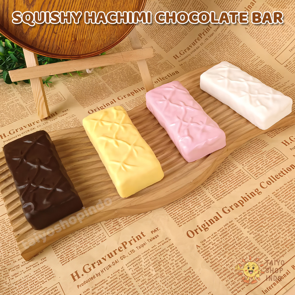 Taiyo Squishy Hachimi Chocolate Bar Food Super Slow Cream Smooth Chewy ...