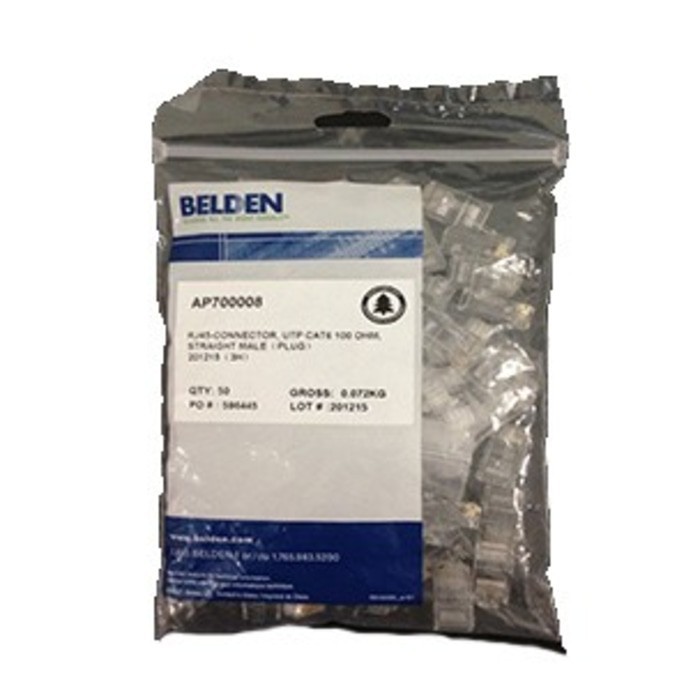 BELDEN AP Guide700008 Connector RJ45 UTP Cat 6 Cat6 Cat 6e Cat6e N ...