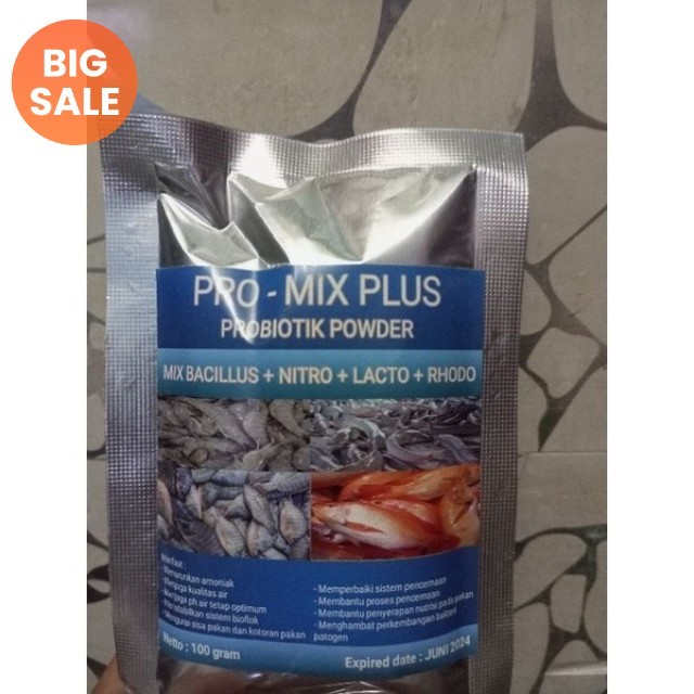 Probiotic pro mix plus 100 grams / biofloc probiotic / pro mix plus ...