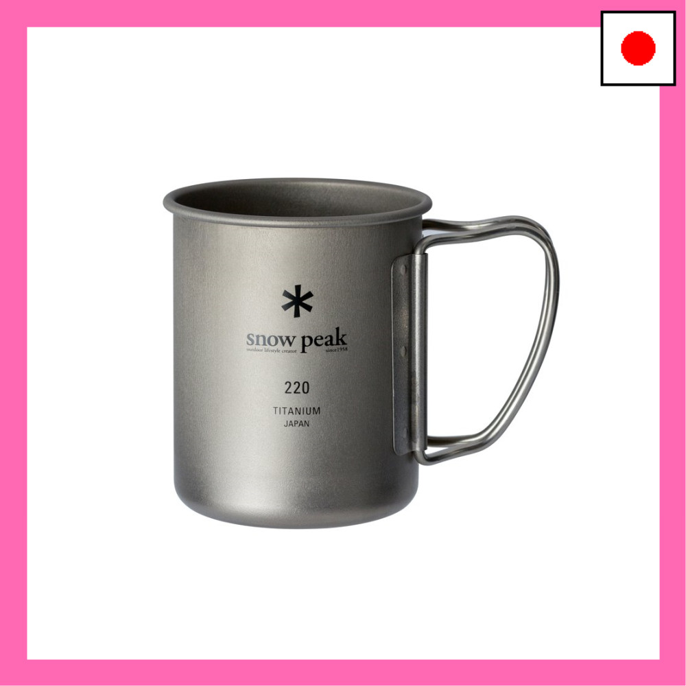 Snow Peak Mug Sierra Cup Titanium Single Mug 450ml MG-143 Cup Lightweight Outdoor Camping ,2024 ...