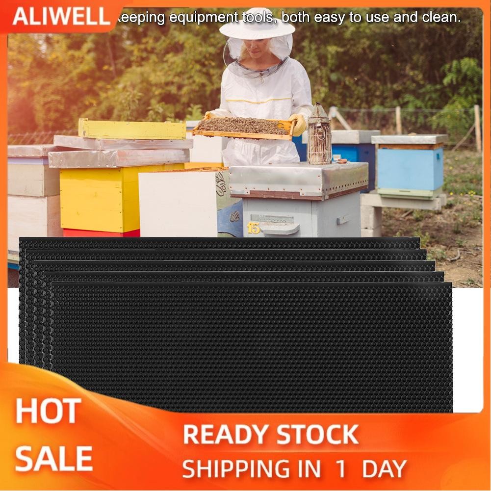 Aliwell 5Pcs Beeswax Sheet Beehive Frame Spacers Kit Replacement ...