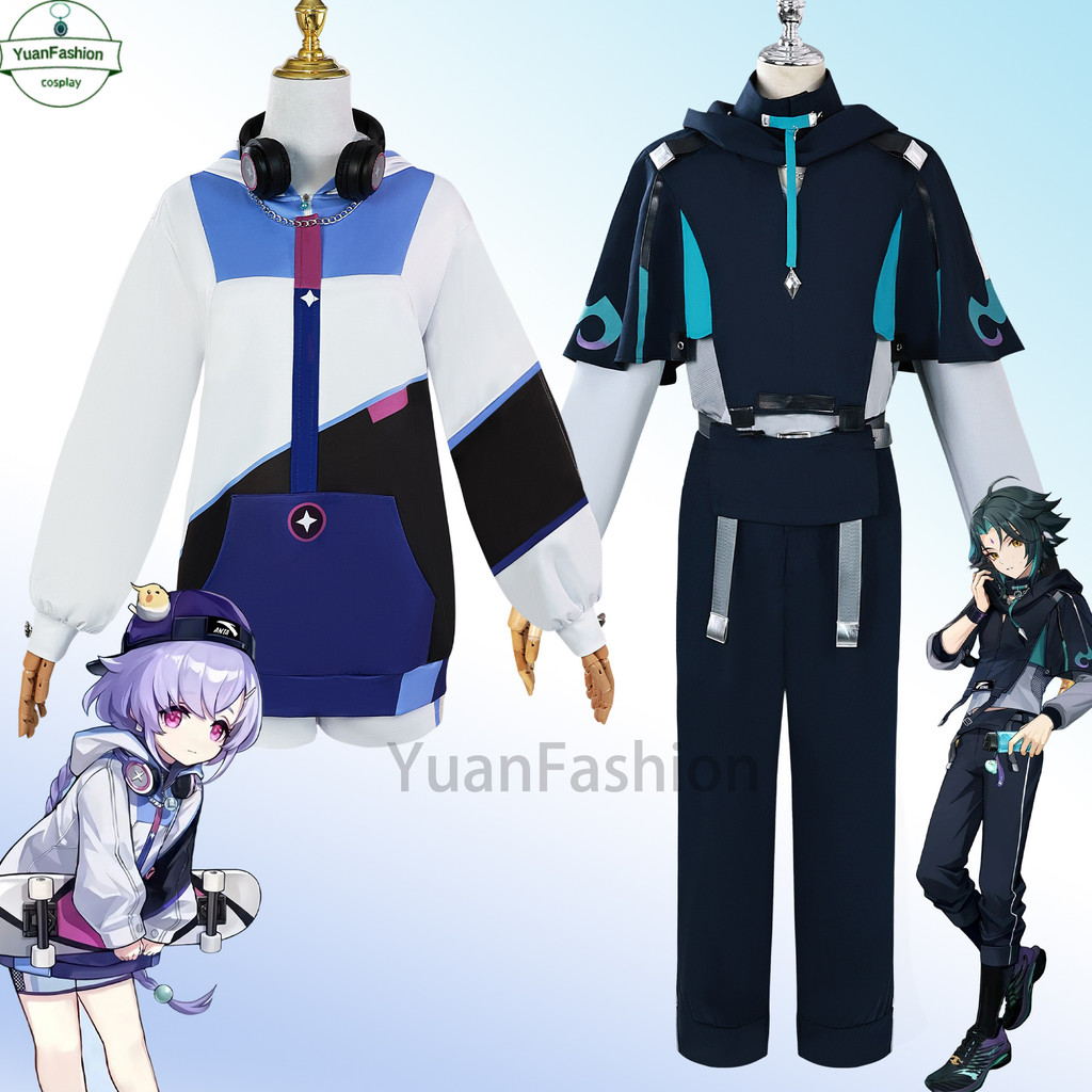 [Ready Stock] Genshin Impact x Anta Linkage Qiqi cosplay Clothing Xiao ...