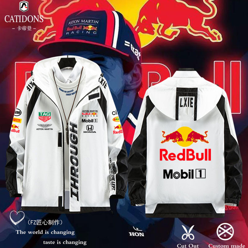 F1 Formula Racing Uniform Red Bull Fleet Jacket Team Uniform Outdoor ...