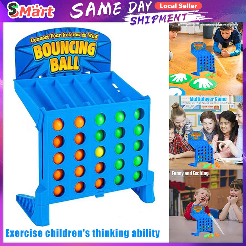 Desktop Puzzle Ejection Toy Two person Ejection Fun Jumping Ball Mini ...