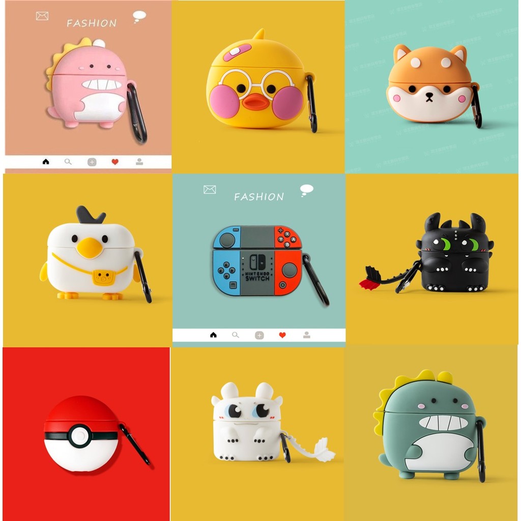 【Stock Ready】Cartoon Earphone Case with Hook for Edifier X3/X3 Lite ...