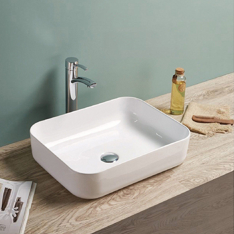Fashion Art Basin Simple Ultra-Thin Inter-Platform Basin Bathroom Wash ...