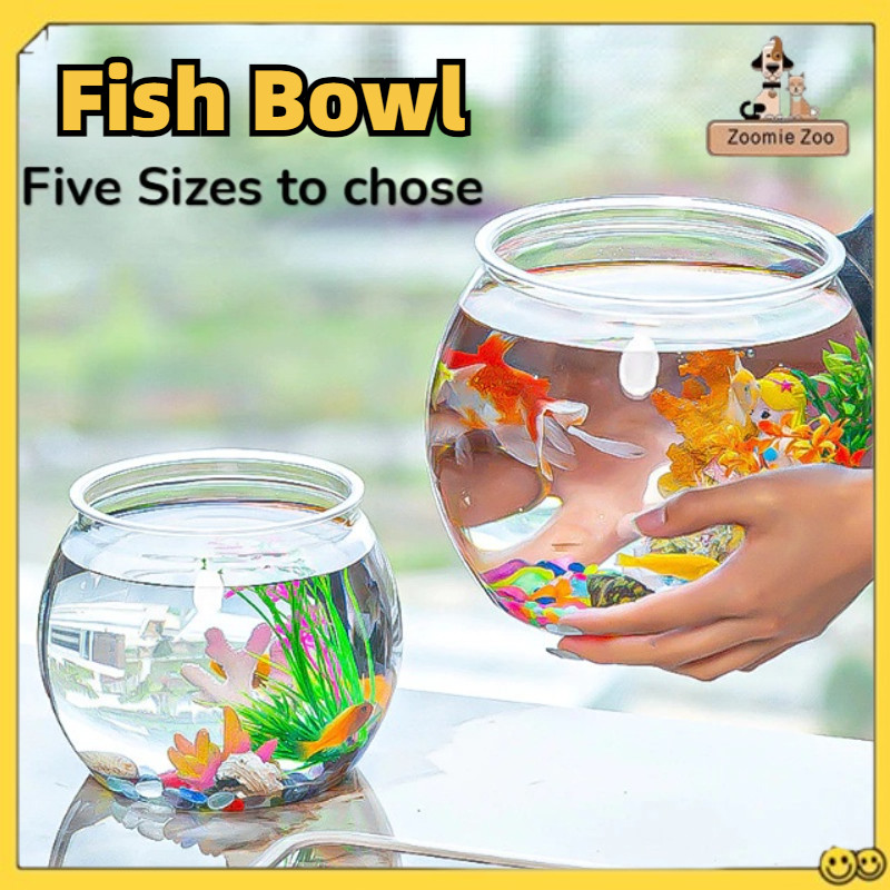 Fish Bowl Plastic Hight-Transparent Aquarium Small Fish Tank ...