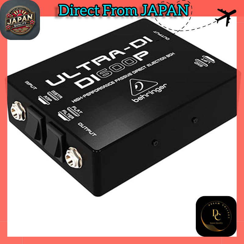 Behringer DI Direct Box, Passive Type, equipped with OT2 transformer ...