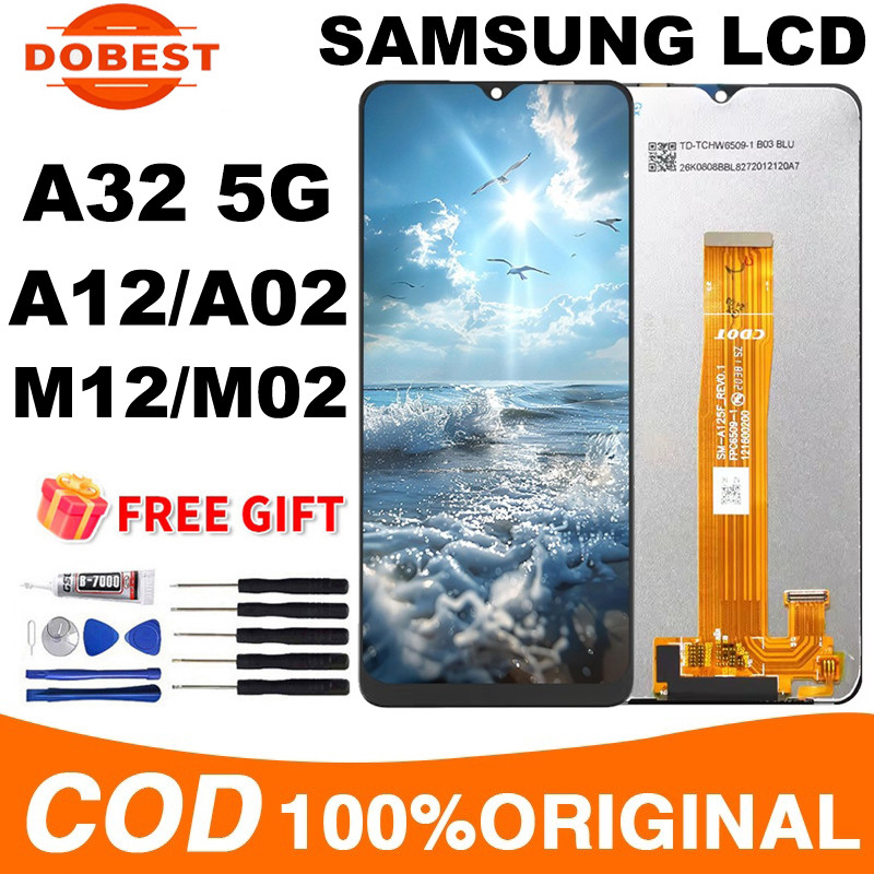 LCD for Samsung Galaxy A12/A02/M12/ M02/A32 5G Digital Touch Screen ...