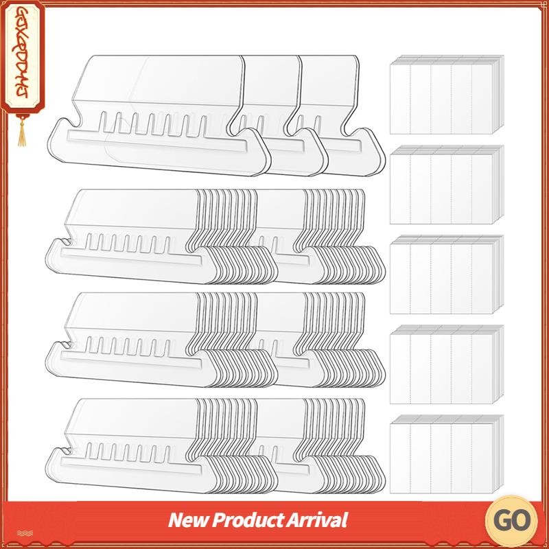 File Folder Tabs, 100 Sets Hanging File Folder Labels 2Inch Plastic ...