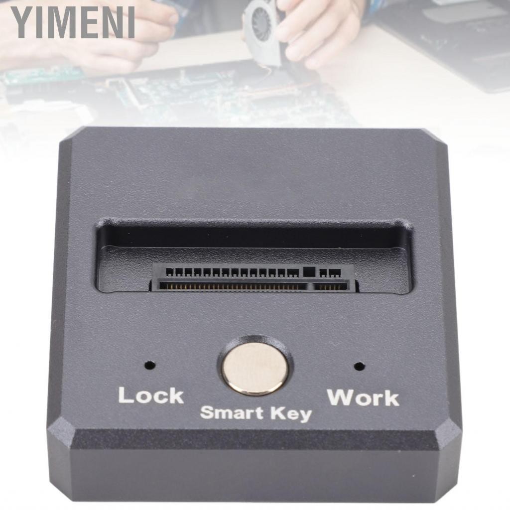 Yimeni M.2 NVMe SSD Enclosure Adapter USB 3.2 Gen 2 (10 Gbps) Hard ...