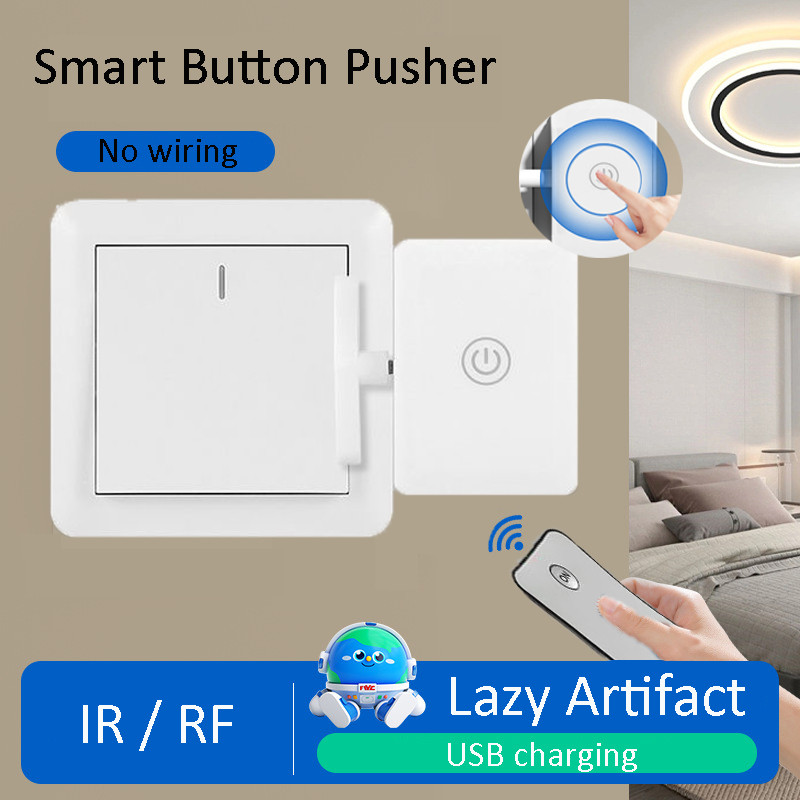 Smart Button Pusher Wireless Light Switch Controller Infrared/RF Remote Control Switch for Light ...