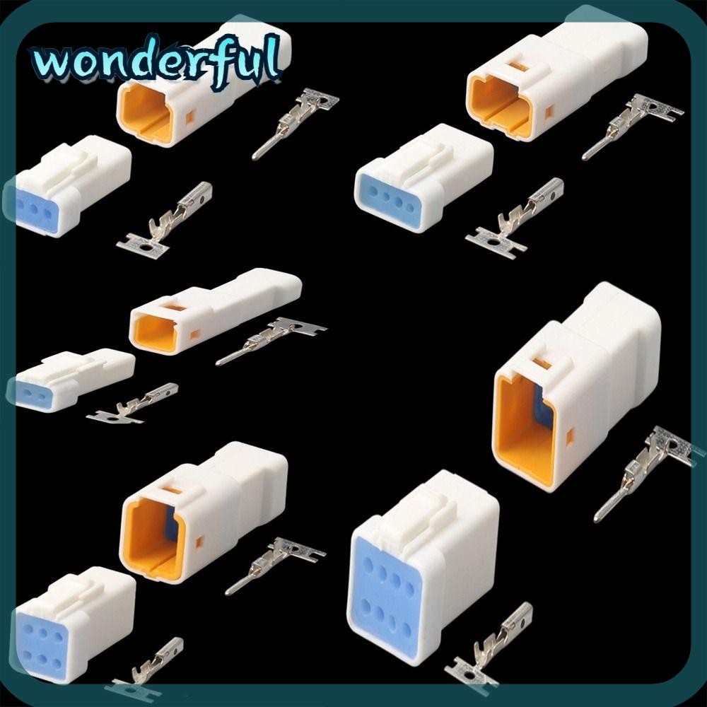 WONDER Automotive Waterproof Cable Connector, 2 3 4 6 8 pin JWPF-VSLE-S ...