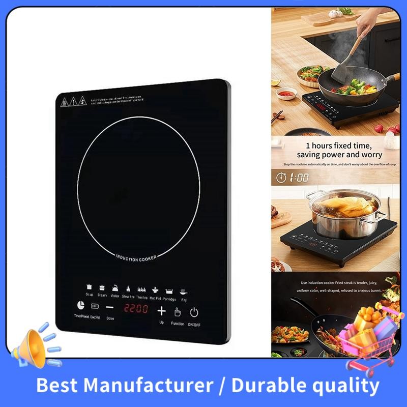 Portable Induction Cooktop 8Temp Touch Burner Cooker Countertop Burner ...