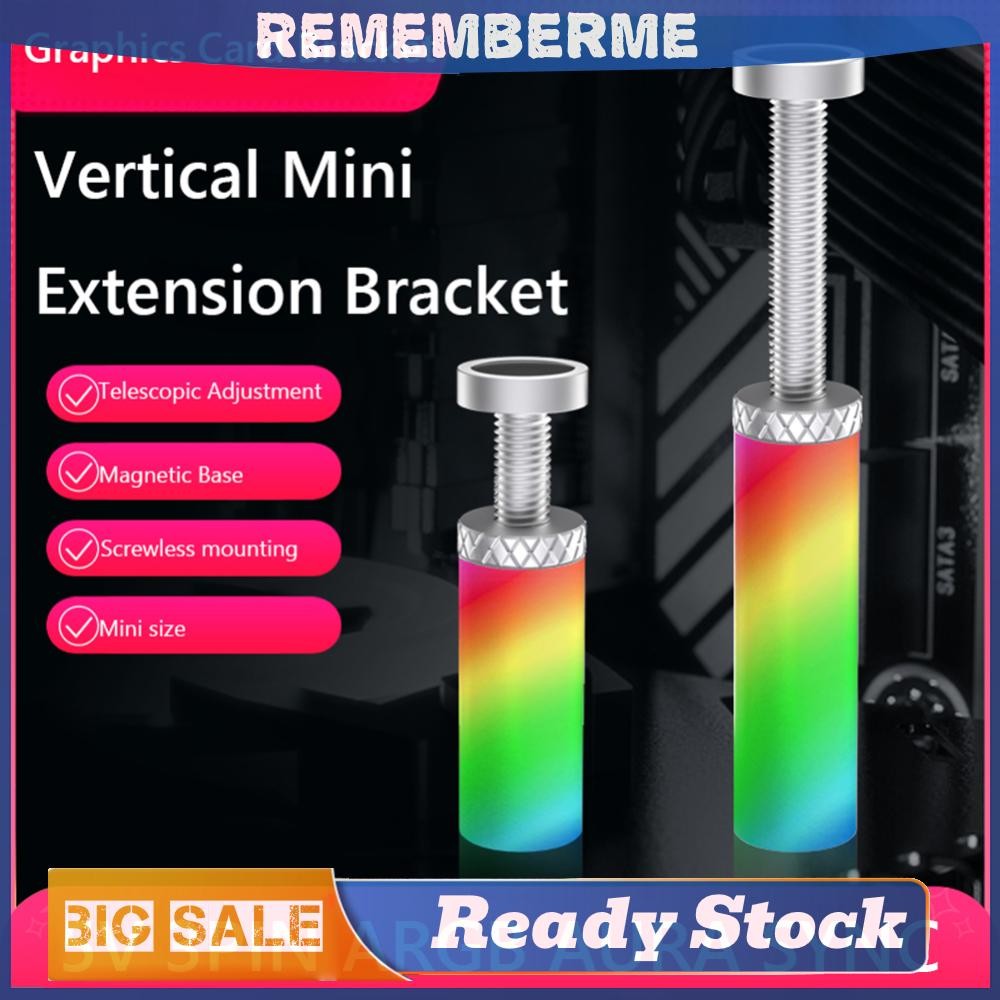 ARGB Graphics Card GPU Holder Adjustable Magnetic Vertical GPU Stand ...