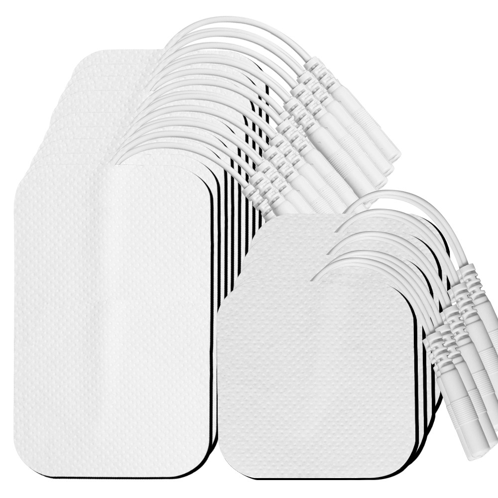 10PCS TENS Electrode Pad Self Adhesive Tens Pulse Massager ...
