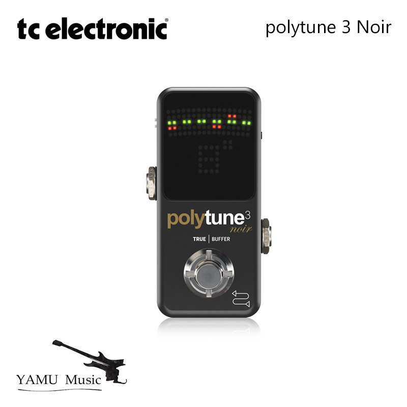 TC Electronic Polytune 3 Noir Tiny Polyphonic Tuner with Multiple ...