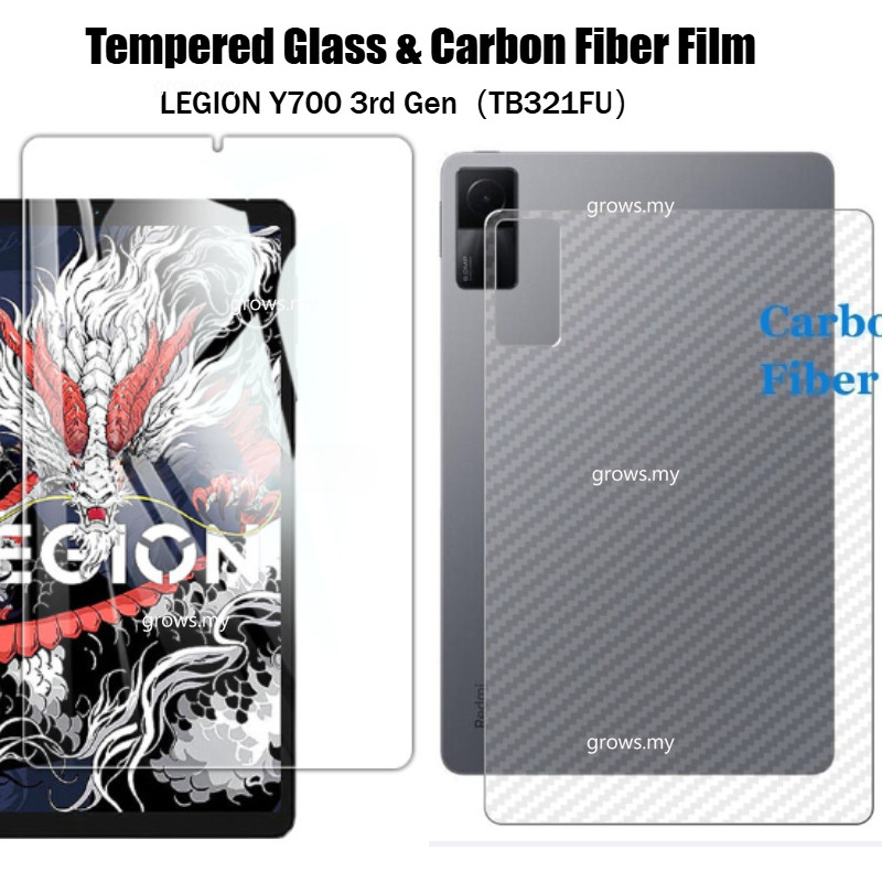 For Lenovo Legion Y700 2025 Game Tablet Carbon Fiber Film For LEGION Y700 3rd Gen 8.8 inch ...