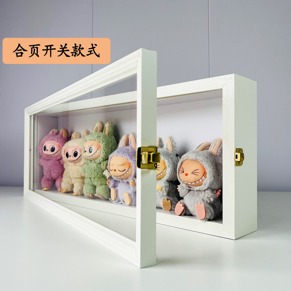 Labubu V1 V2 Vinyl Face Display Box, Labubu Storage Photo Frame ...