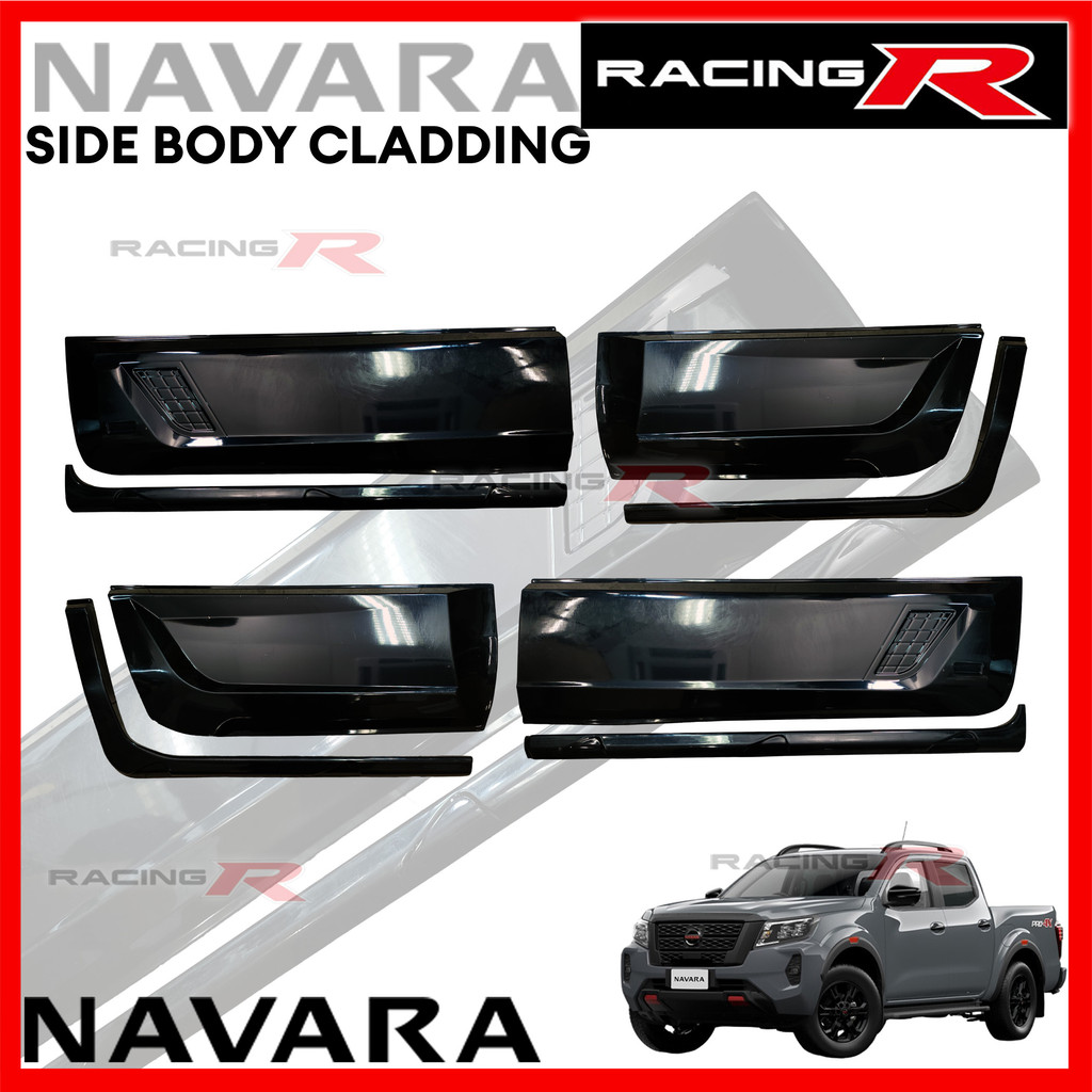 Nissan Navara 2016 to 2020 OEM Side Body Cladding Black Thailand ...
