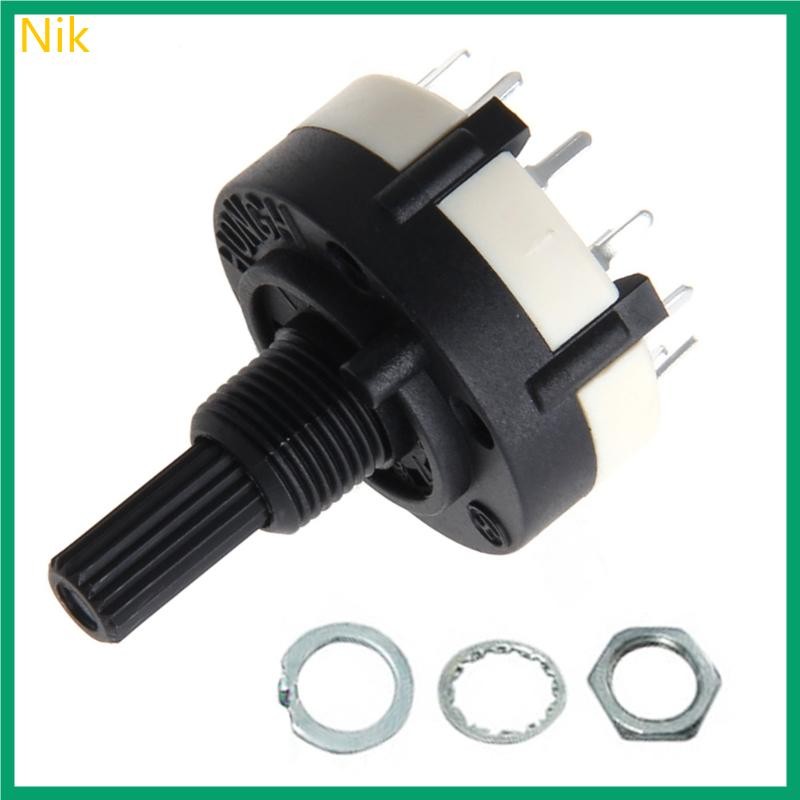 Niki Rotary Switch RS26 1P12T Band Switch Band Channel Rotary Selector ...