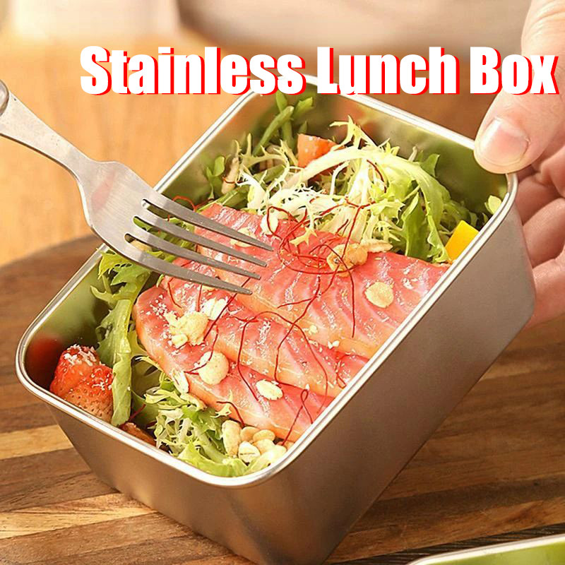 304 Stainless Steel Food Grade Lunch Box - Refrigerator Fresh-Keeping ...
