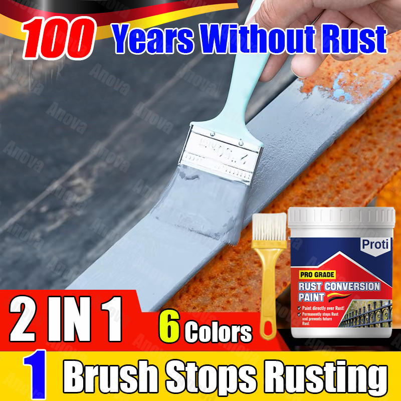 2 in 1 Metal Primer Paint 1000G Anti Rust Paint For Metal Prime With ...