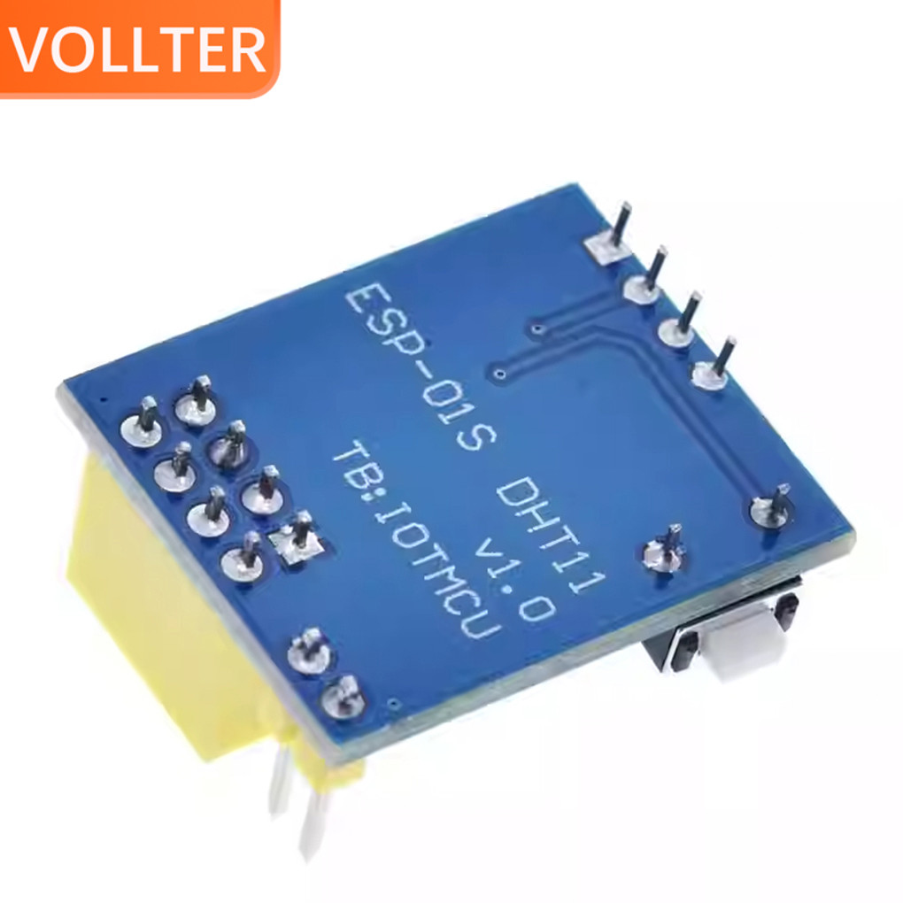 Smart Temperature Humidity Sensor Node Esp8266 01 Wifi Module Module Uses Esp8266 01esp 01s