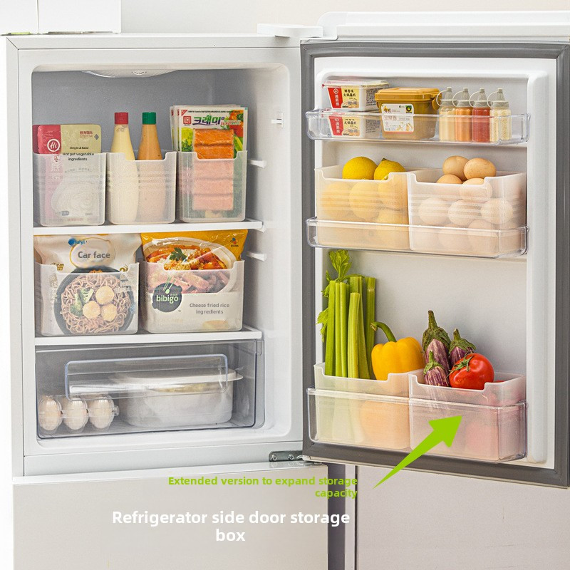5jbg Refrigerator Side Door Storage Box Household Freezer Food Sorting ...