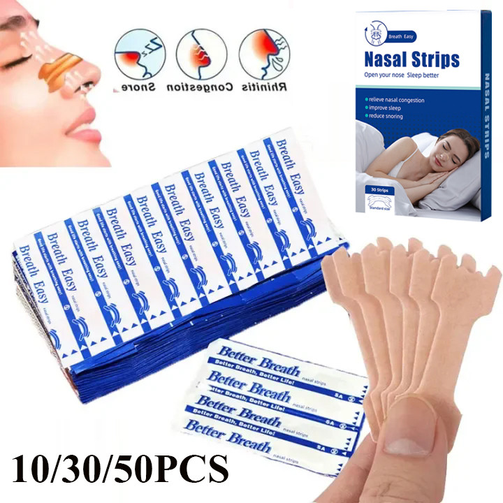 Nasalite Nasal Strips - Anti-snoring & Nasal Congestion Relief from ...