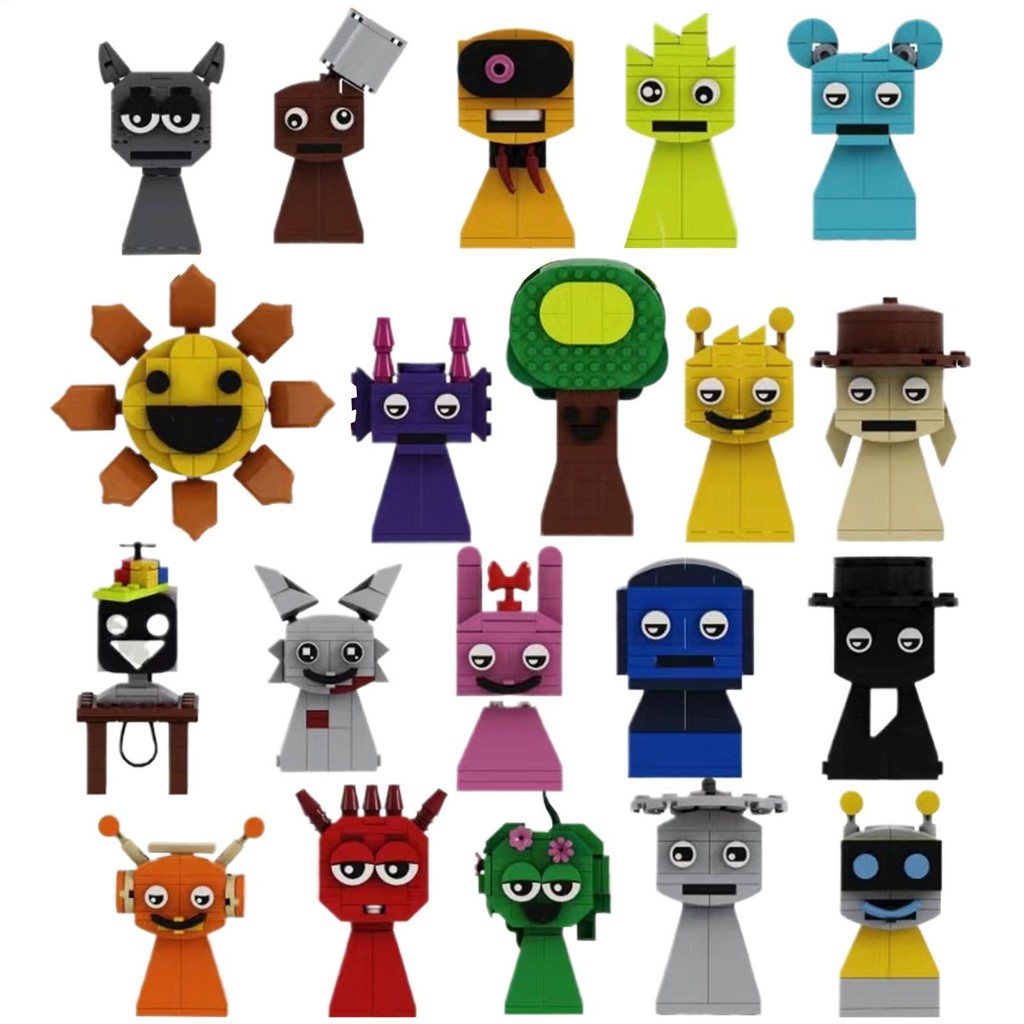 Incredibox Sprunki Building Block Toys/ Sprunki Minifigures Building ...