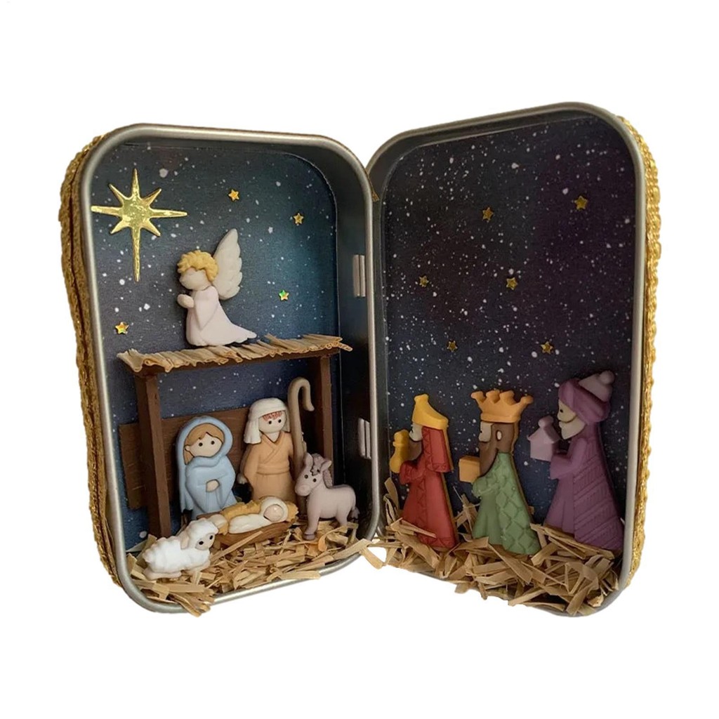 Christmas Nativity Set Tabletop Nativity Decoration Resin Figurines ...