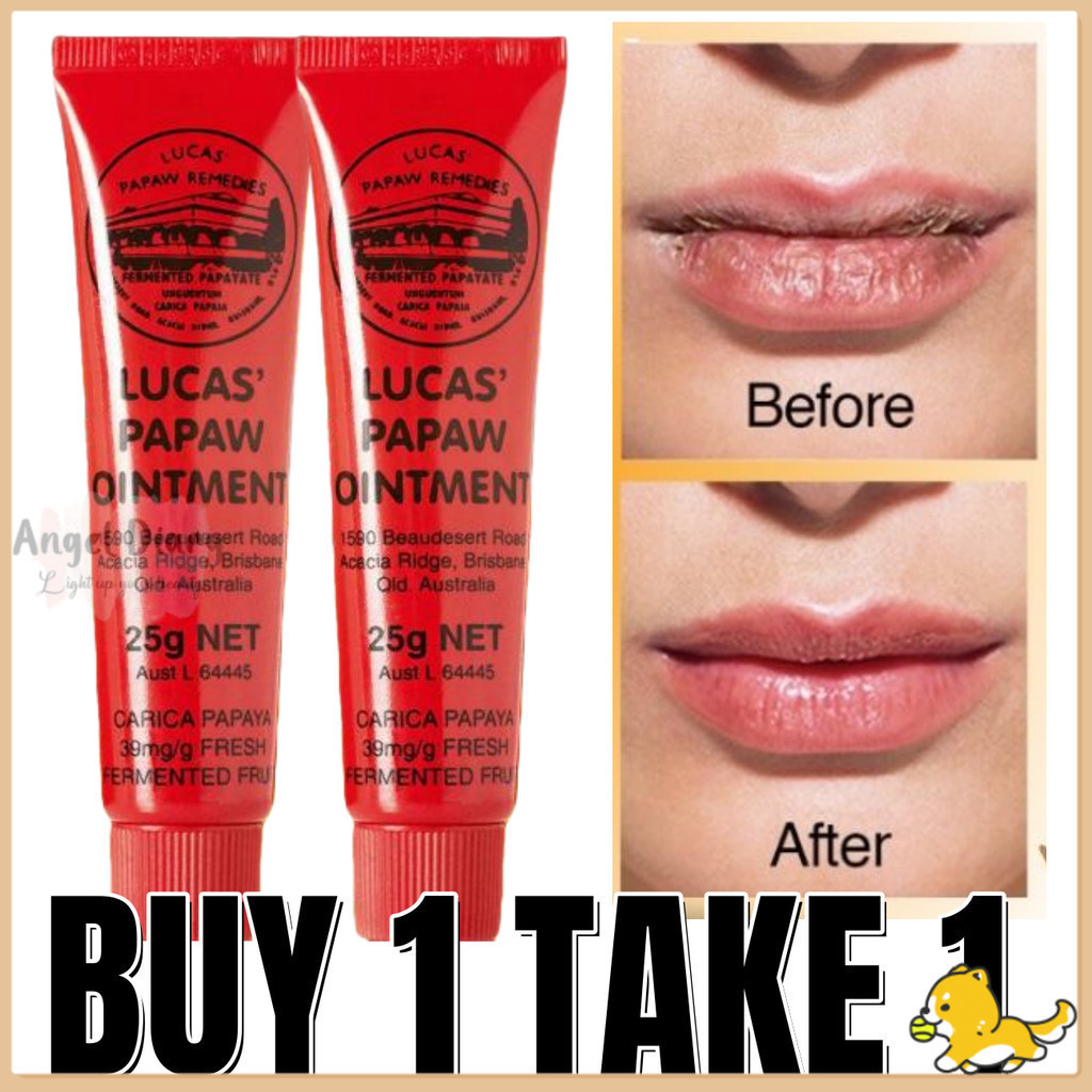 【BUY 1 TAKE 1】25g Lucas' Papaw Ointment Natural Cream/Burn Cream / Lip ...