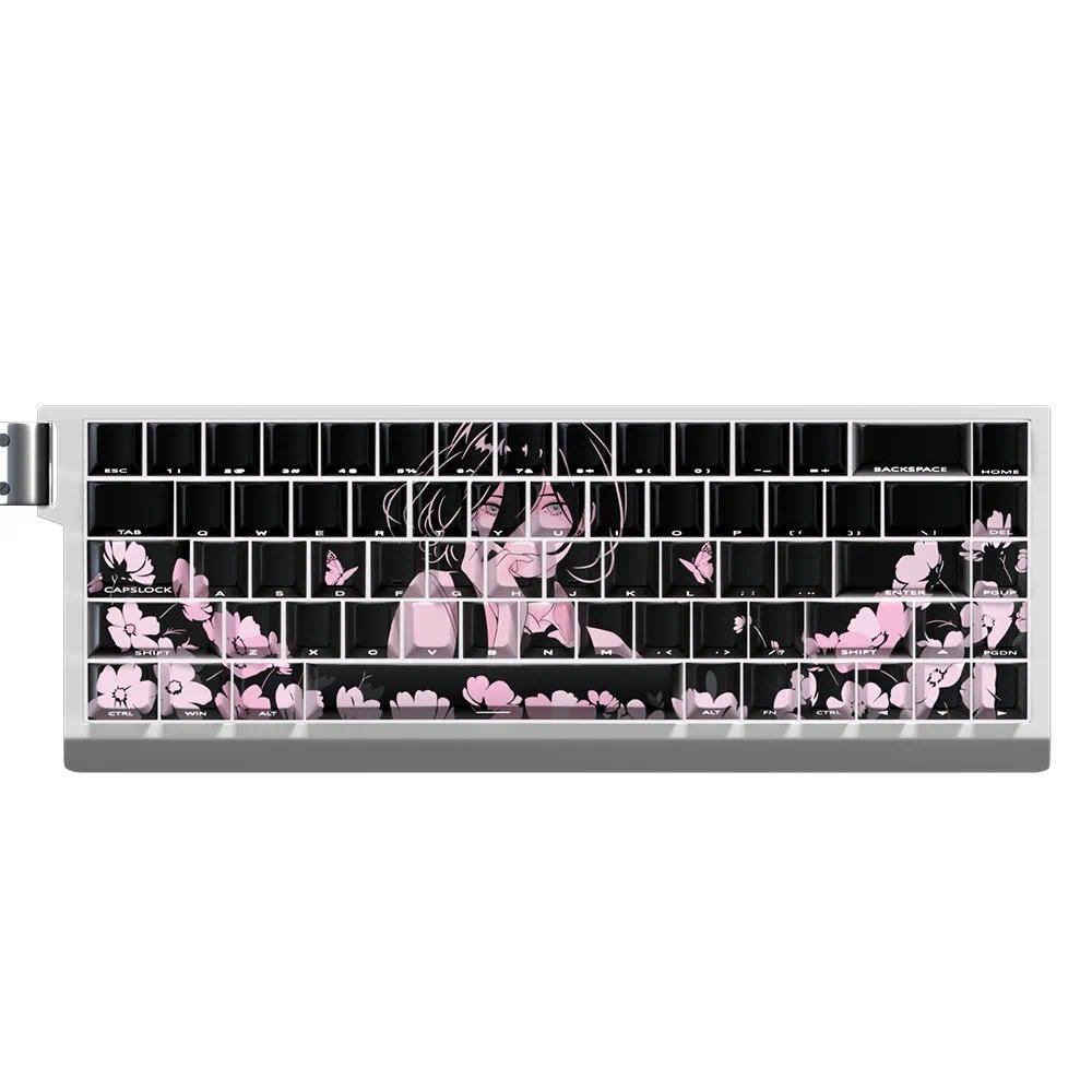 Reze Keycap Cherry Profile PBT Letter Side-engraved Light Transmission ...