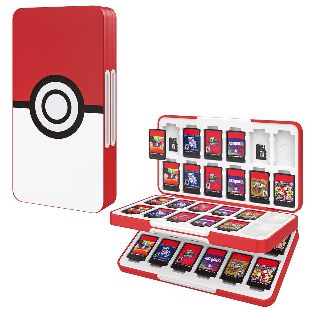 Game card storage pouch 48 Nintendo Switch Cards / 24 Micro SD Cards ...