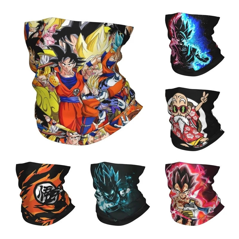 Dragon Ball Z Goku Vegeta DBZ Bandana Neck Gaiter Wrap Scarf ...