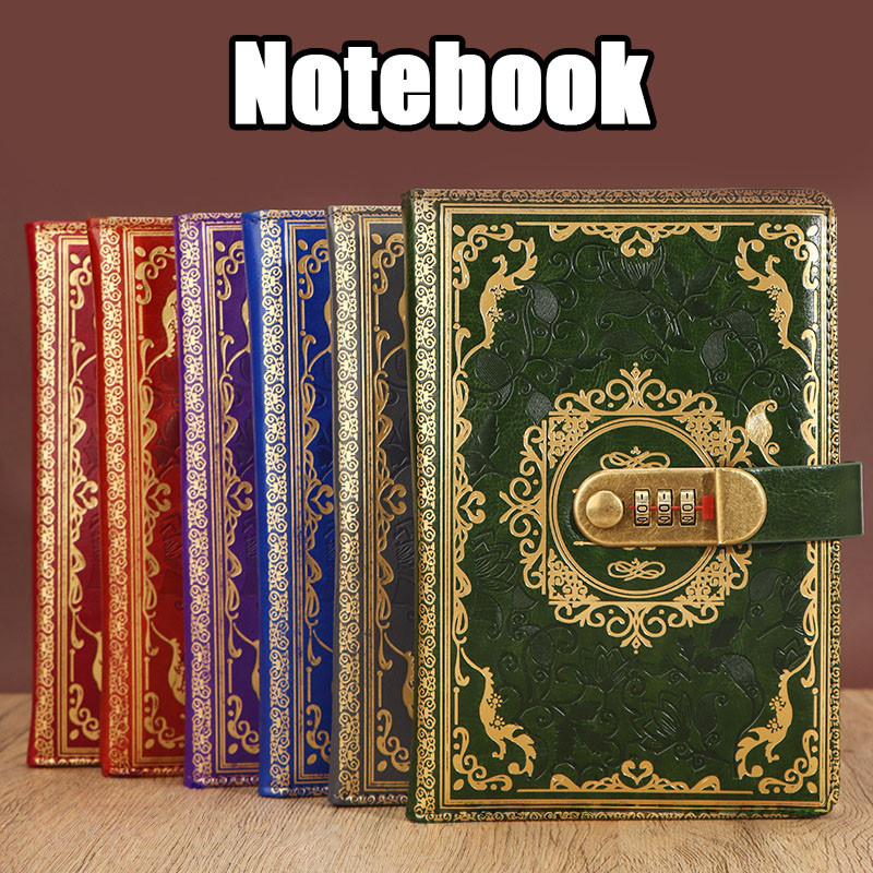 PU A5 Notebook Notepad with Password Record Privacy Secret Log Office ...