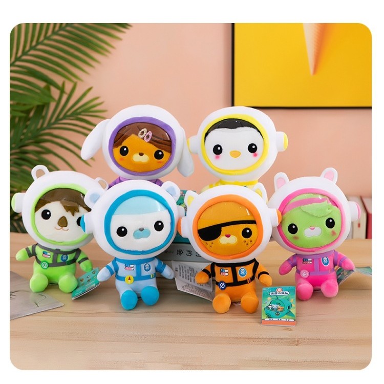 Octonauts Plush Toys Barnacles Kwazii Peso Shellington Stuffed Plushie ...