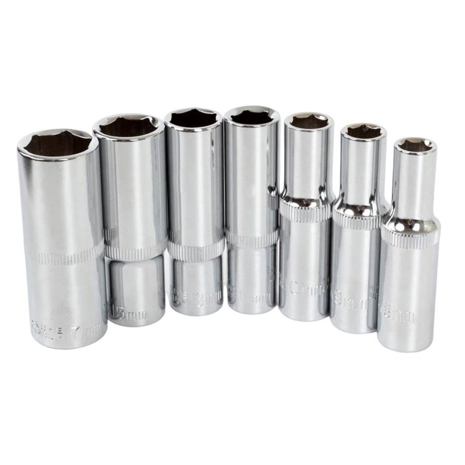 【smelling】 1PC 3/8inch Deep Socket Adapter Hex Socket Wrench Heads ...