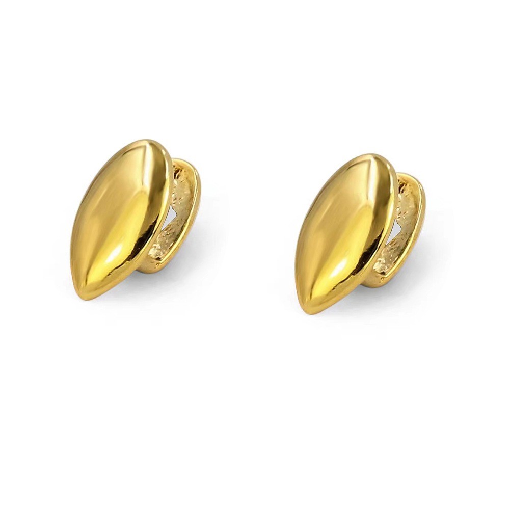 Hip-hop Glossy Hip-Hop Teeth Set Single Cusp Set Vampire Gold Teeth Set ...