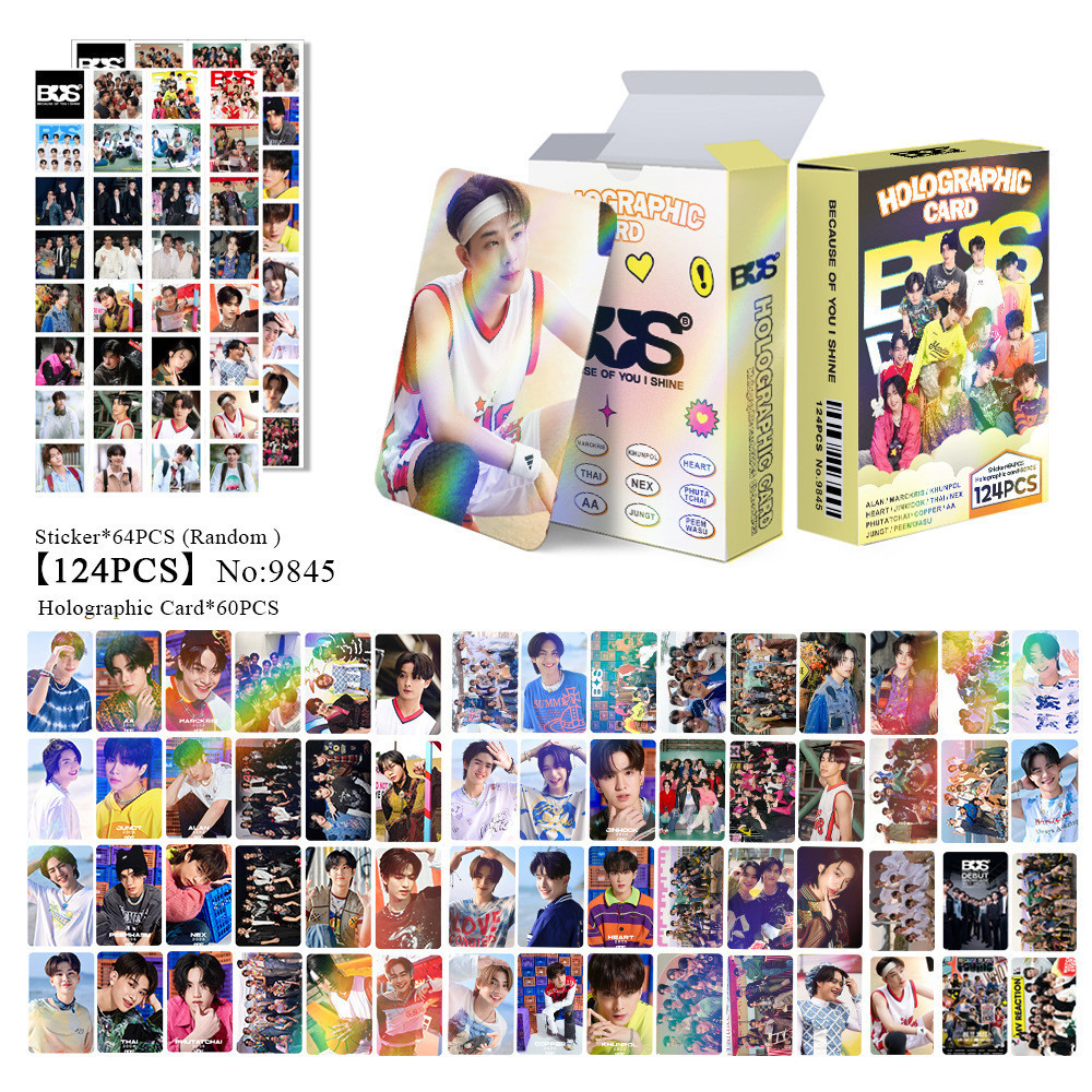30/92/124pcs sunsu bus photocards 2024 Band Card Sticker lomo team men ...