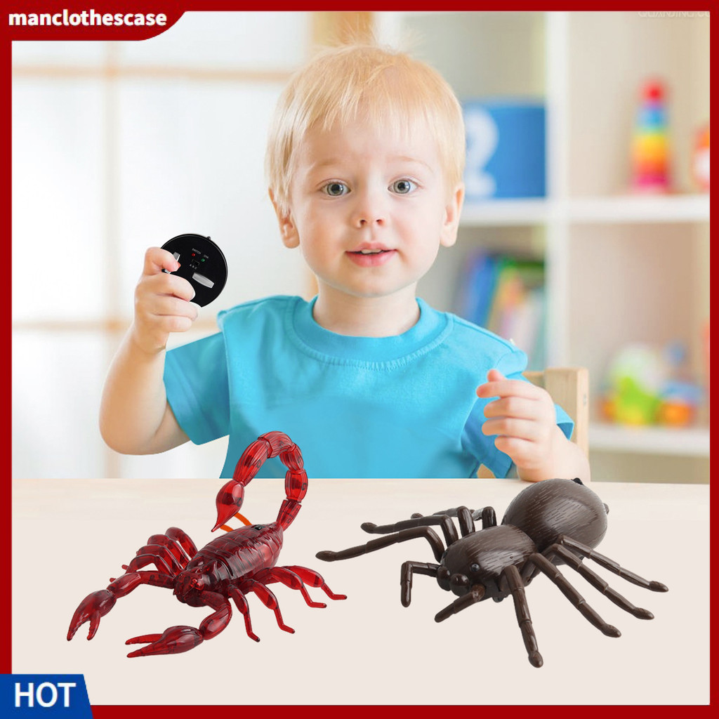 (ManC) Simulation RC Spider Toy Remote Control Wireless Robot Tarantula ...