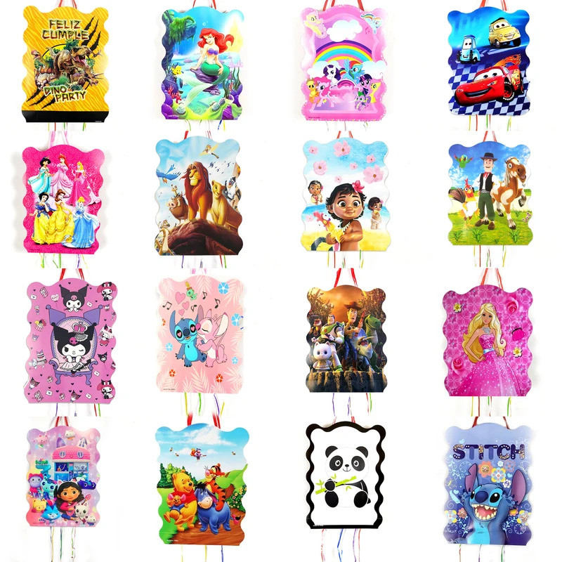 1pcs/lot Lion King Zenon Farm Moana Kuromi Gabbi Panda Theme Pinatas ...