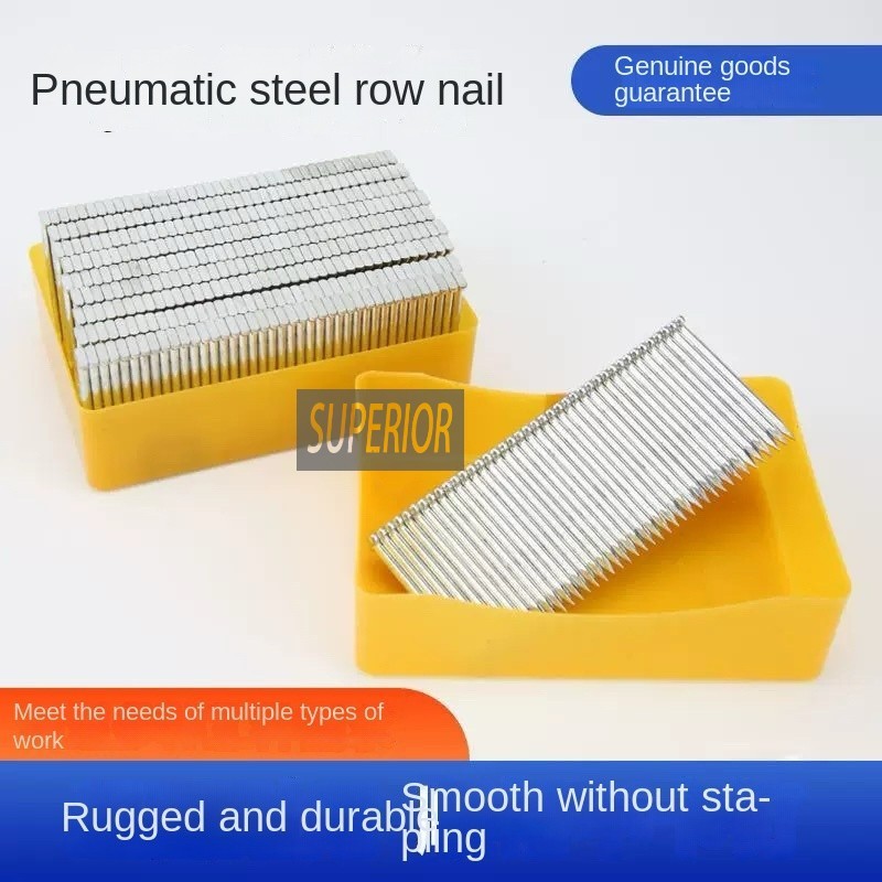 400Pcs Standard high strength steel row nail, straight nail, code nail ...