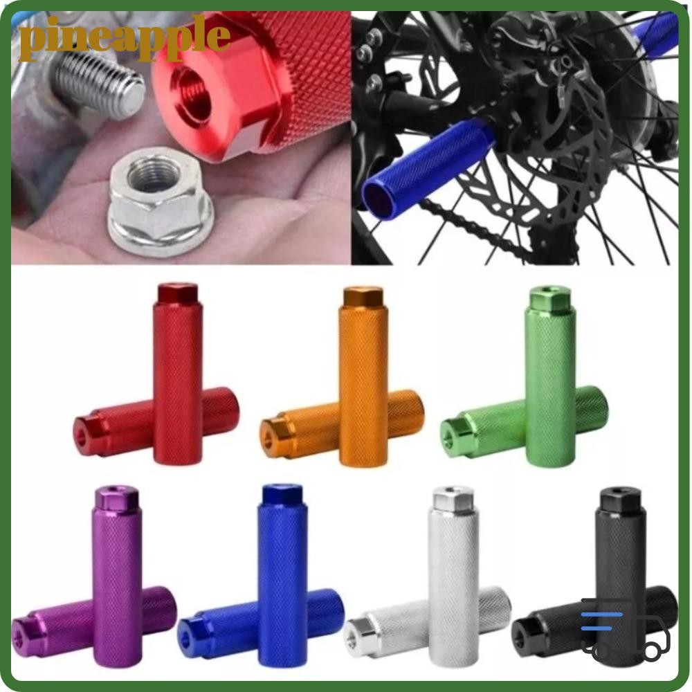 PEAPLE 2Pcs Bike Pegs, Anti-Slip Aluminum Alloy Bicycle Foot Pegs ...