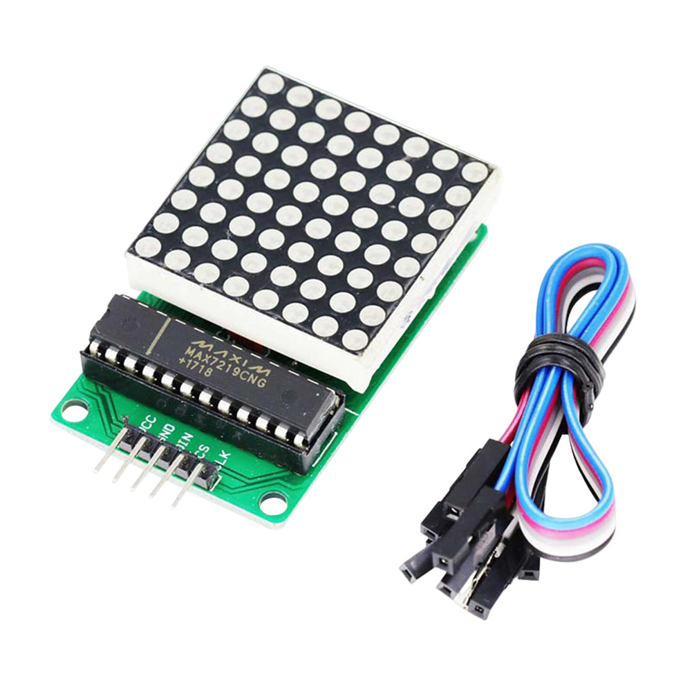 MAX7219 8x8 Dot Matrix Module MCU LED Display Control Module 5V with Interface | Shopee Philippines
