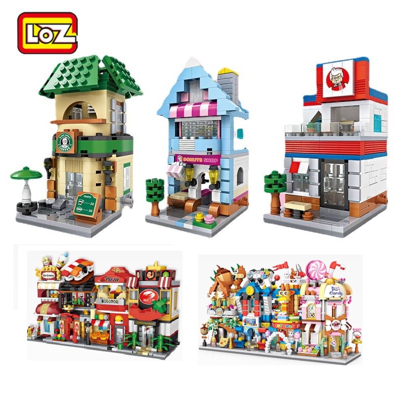Collective Edition LOZ Fun Idea Cute Mini Street Store Children ...