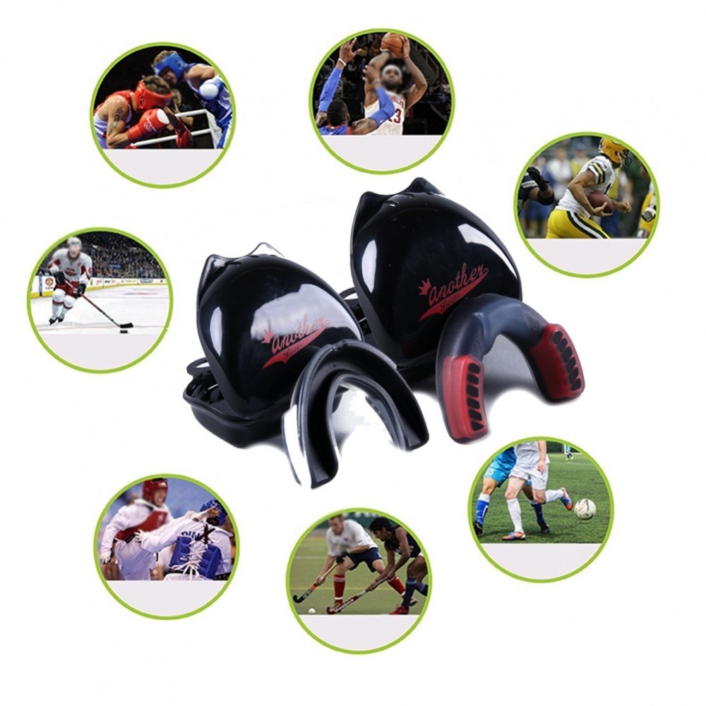 Childadult Gum Shield Mouth Guard for Boxing Rugby Basketball White ...